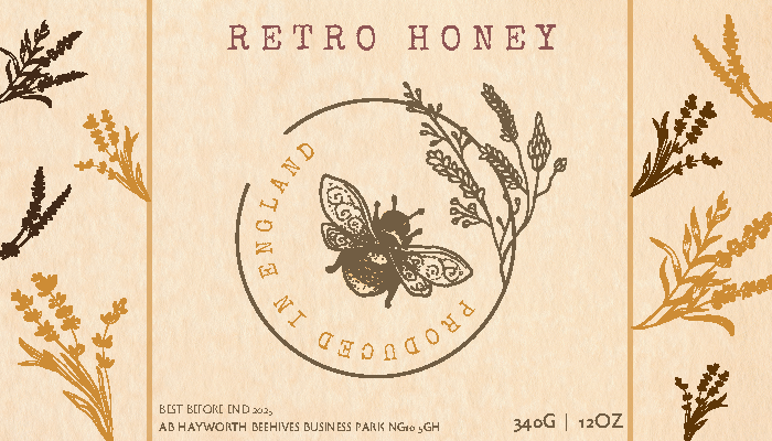 Honey Label Design 12 – Simon The Beekeeper