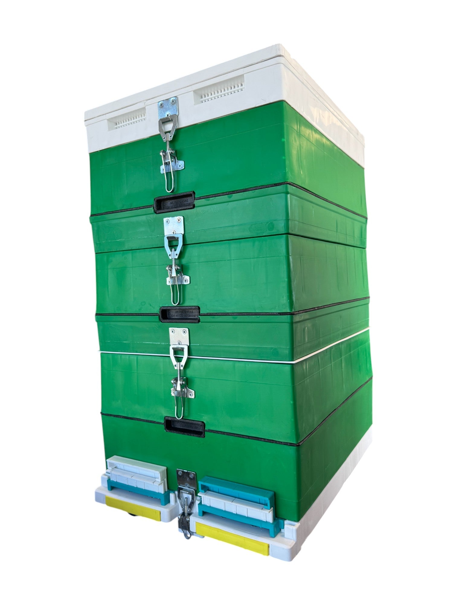 Technoset Hive with 2 Supers - Langstroth Green with Latches – Simon ...