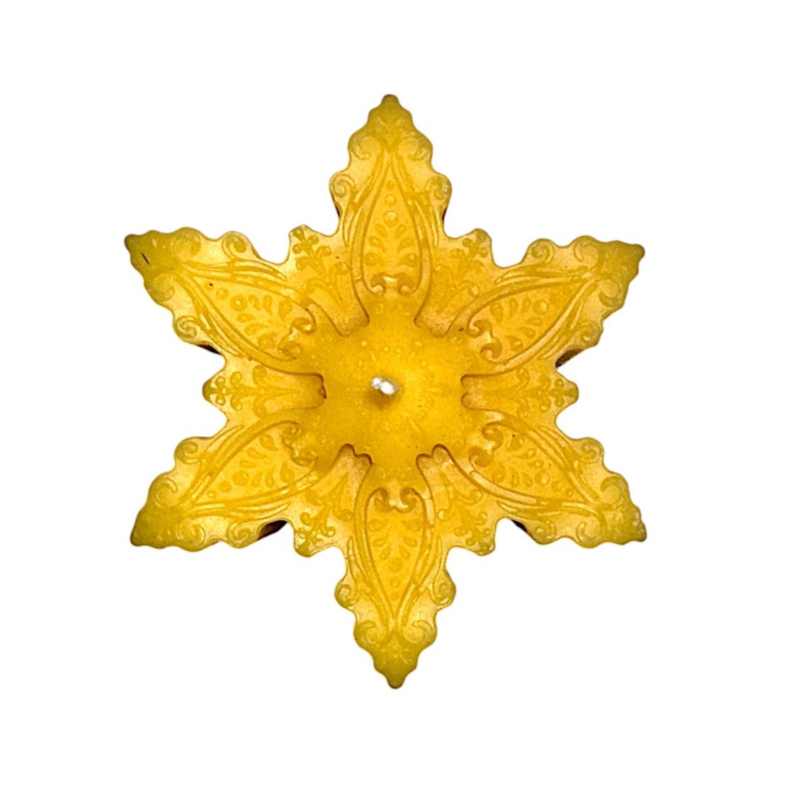 Snowflake Candle Mould – Simon The Beekeeper