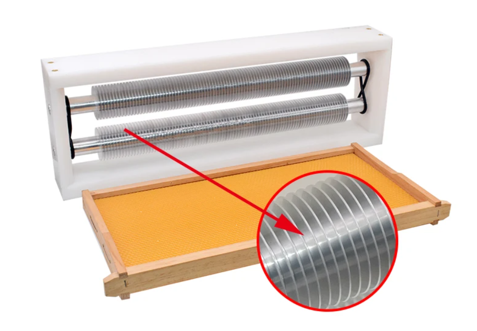 Double Roller Frame Uncapping Device – Simon The Beekeeper