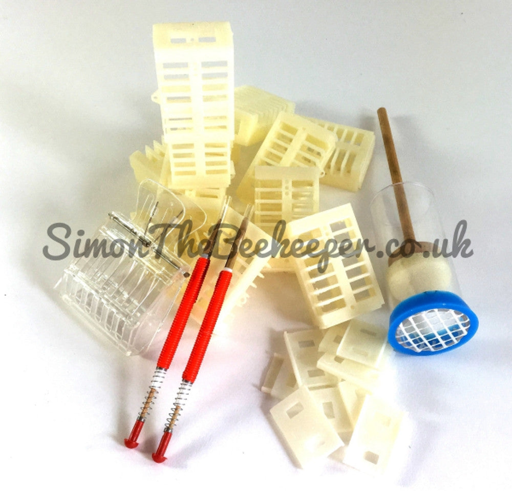 White Cage Queen Rearing Set – Simon The Beekeeper